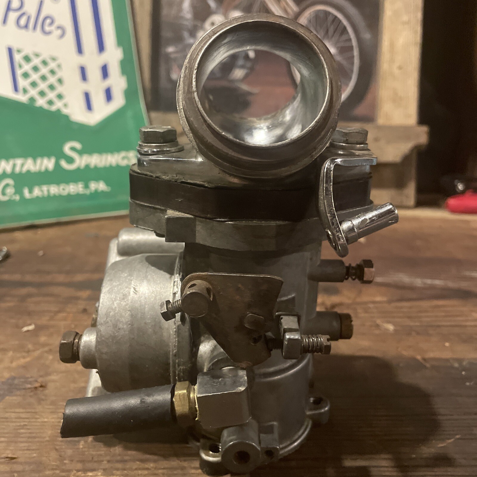 Zenith- Bendix 13478 Chrome Intake Carburetor, 38mm w/ Adjustable Main Jet | eBay