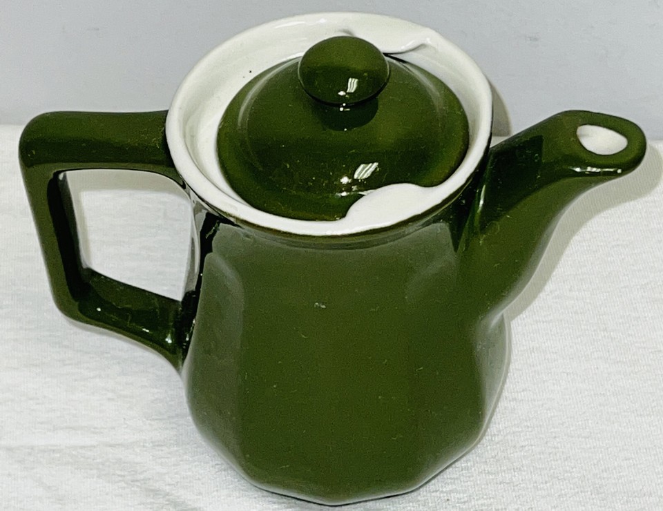 Hall China GREEN 4" INDIVIDUAL BELLEVUE TEAPOT | eBay