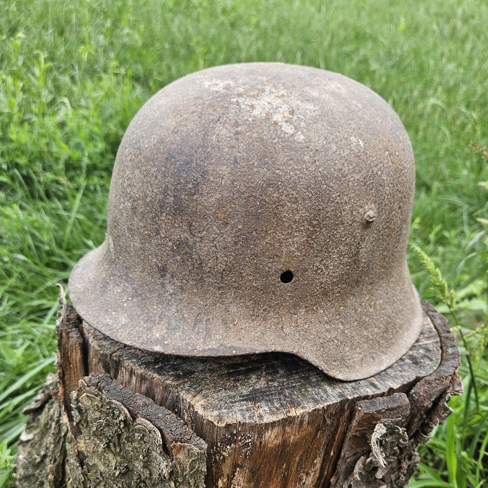 Original German Helmet M42/64 Wehrmacht Relic of Battlefield WW2 World ...
