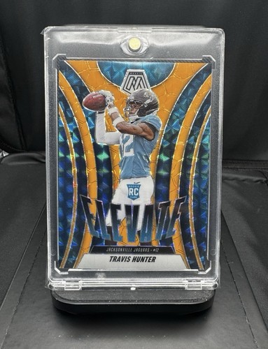 Travis Hunter 2025 Panini Mosaic Rookie Orange Fluorescent SSP ELEVATE ...