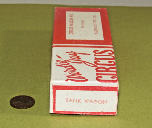 ho CIRCUS / CARNIVAL WATER TANK WAGON KIT for Model Train Layouts ...