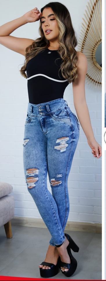 Jeans Bon Bon up Levanta cola colombianos butt lifter high waist ...
