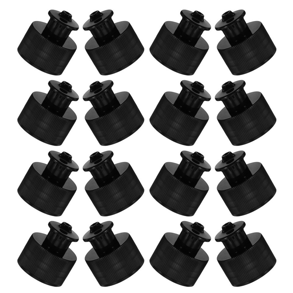 100pcs Plastic Bottle Cap Hand Pull Top Replacement Spill Proof Push ...