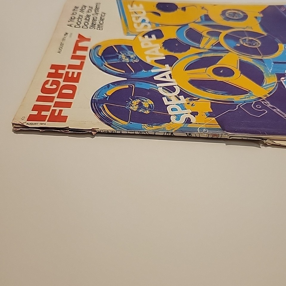 High Fidelity Music Magazine Vol 24 #8 August 1974 Special Tape Issue ...