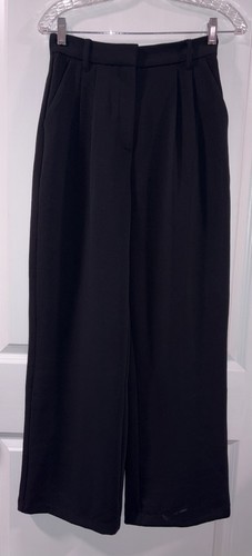 Abercrombie Fitch Women’s 27 Pants Flare Bottom Slacks (Black) Size 4 ...