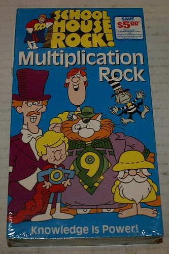 School House Rock! Multiplication Rock VHS Education Music Video School ...