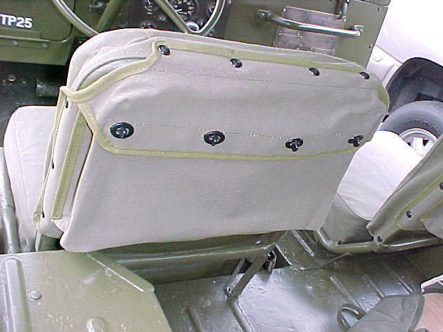 Willys MB Ford GPW M38 M38A1 CJ2A CJ3A CJ3B CJ5 Seat Back Pouch Set ...