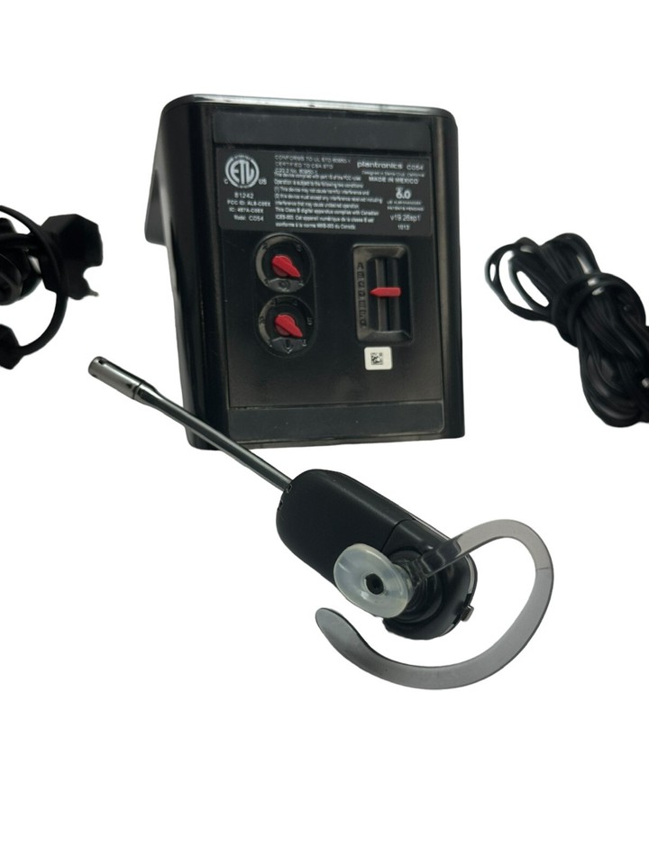 Plantronics C054 DECT 6.0 CS Series Wireless Wideband Headset System ...