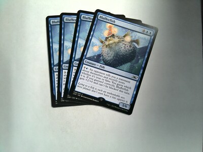Mtg Blufferfish x4 *Unfinity* | eBay