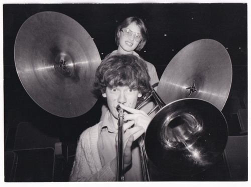 YOUNG STUDENTS GARY DAVIES & TANIA STAITE LONDON 1979 KEYSTONE Photo Y ...