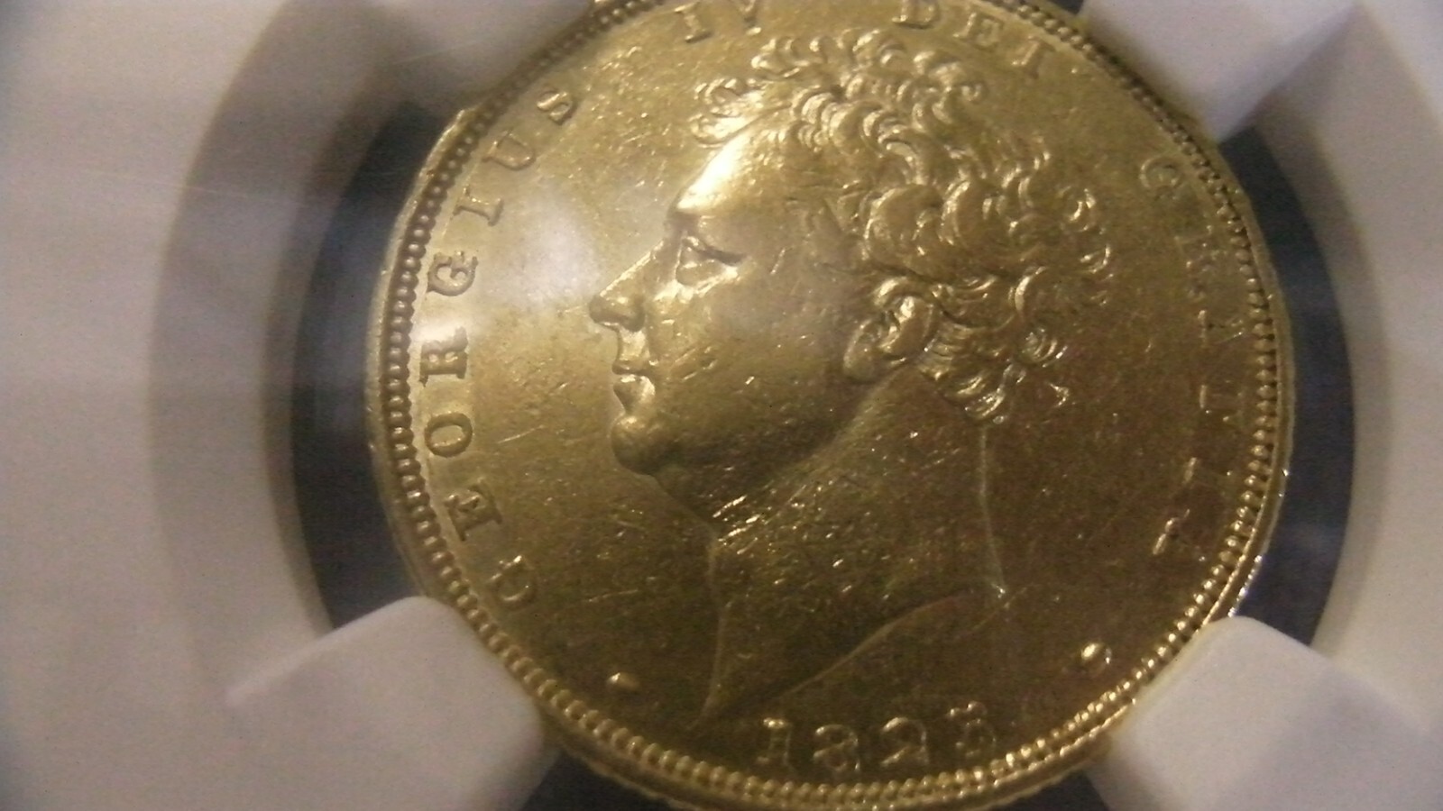 *GOLD COINS SOVEREIGN 1825 GEORGE 1V TYPE 2 EF SLABBED XF45 | eBay