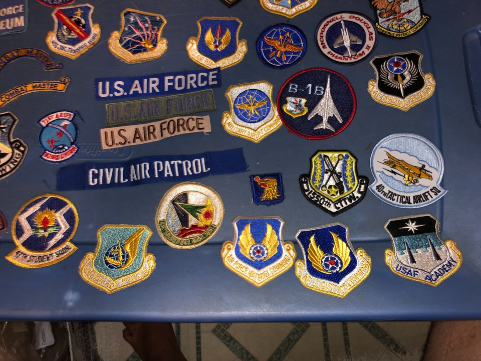 44 Different Vietnam War To Current US AIR FORCE Color Patches | eBay