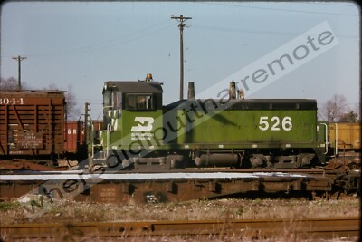 Original Slide Burlington Northern BN 526 EMD NW2 Eola ILL 11-15-74 | eBay