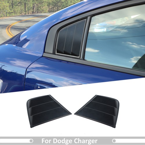 2pc Rear Side Window Glass Blind Quarter Louver Cover Trim For 15 ...