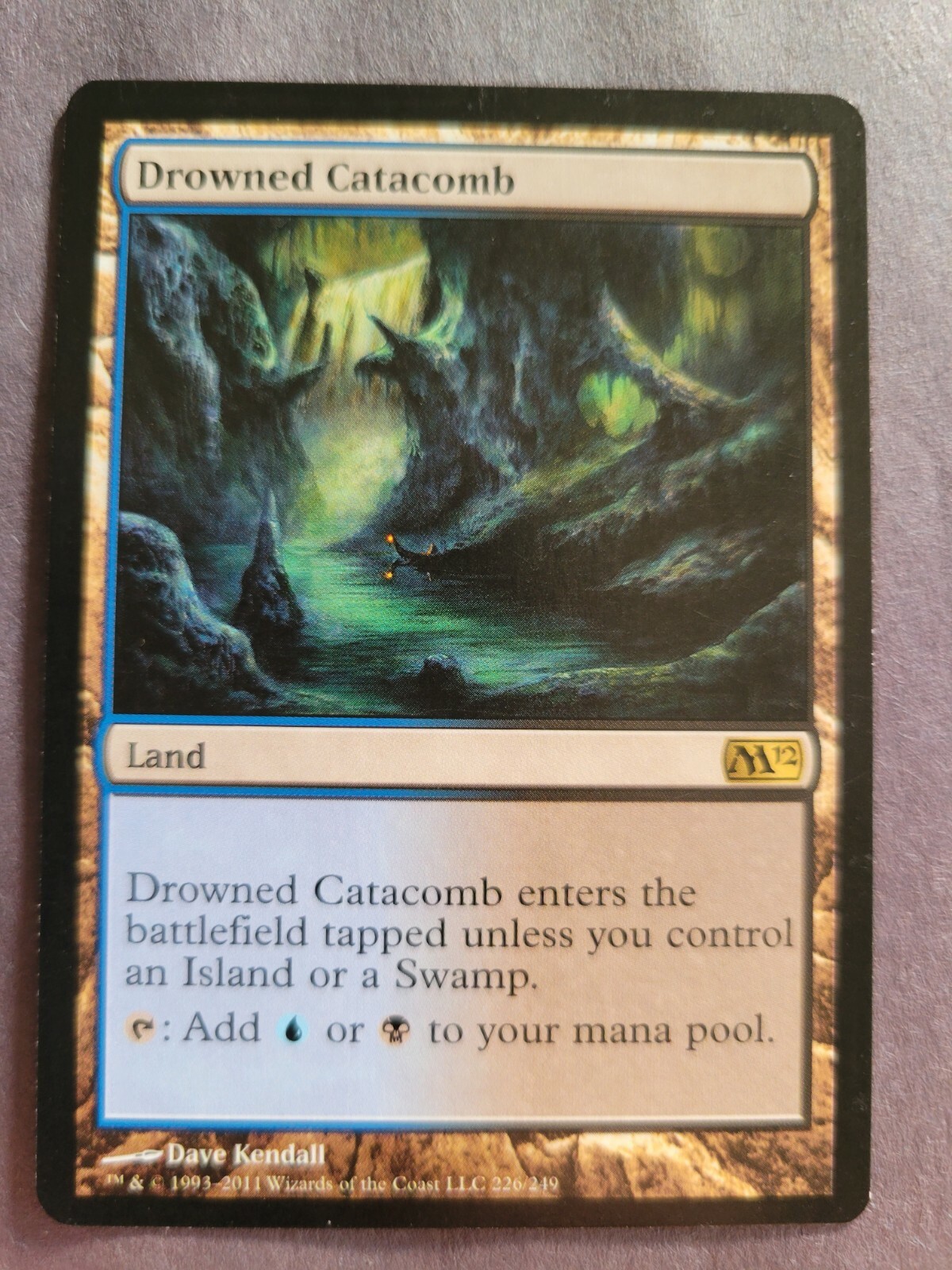 MTG Drowned Catacomb M12 LP Land Card Magic the Gathering FREE SHIPPING | eBay
