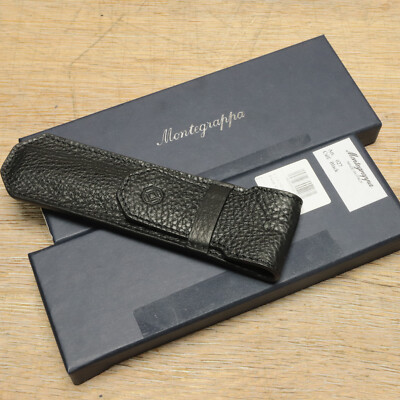 Montegrappa Pen Case Calf Leather Black (2) | eBay