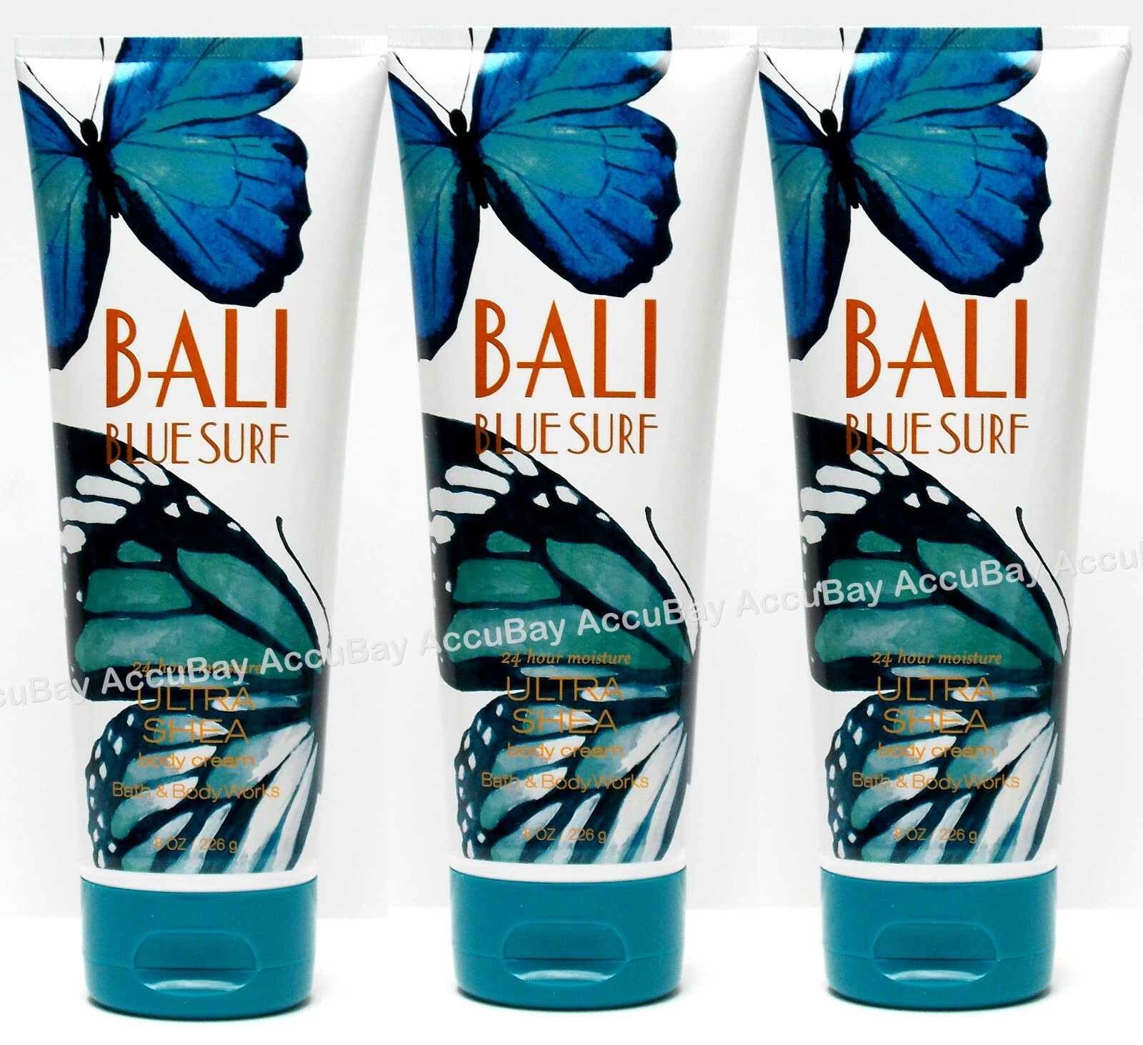 Lot of 3 Bath and Body Works BALI BLUE SURF Ultra Shea Body Cream | eBay