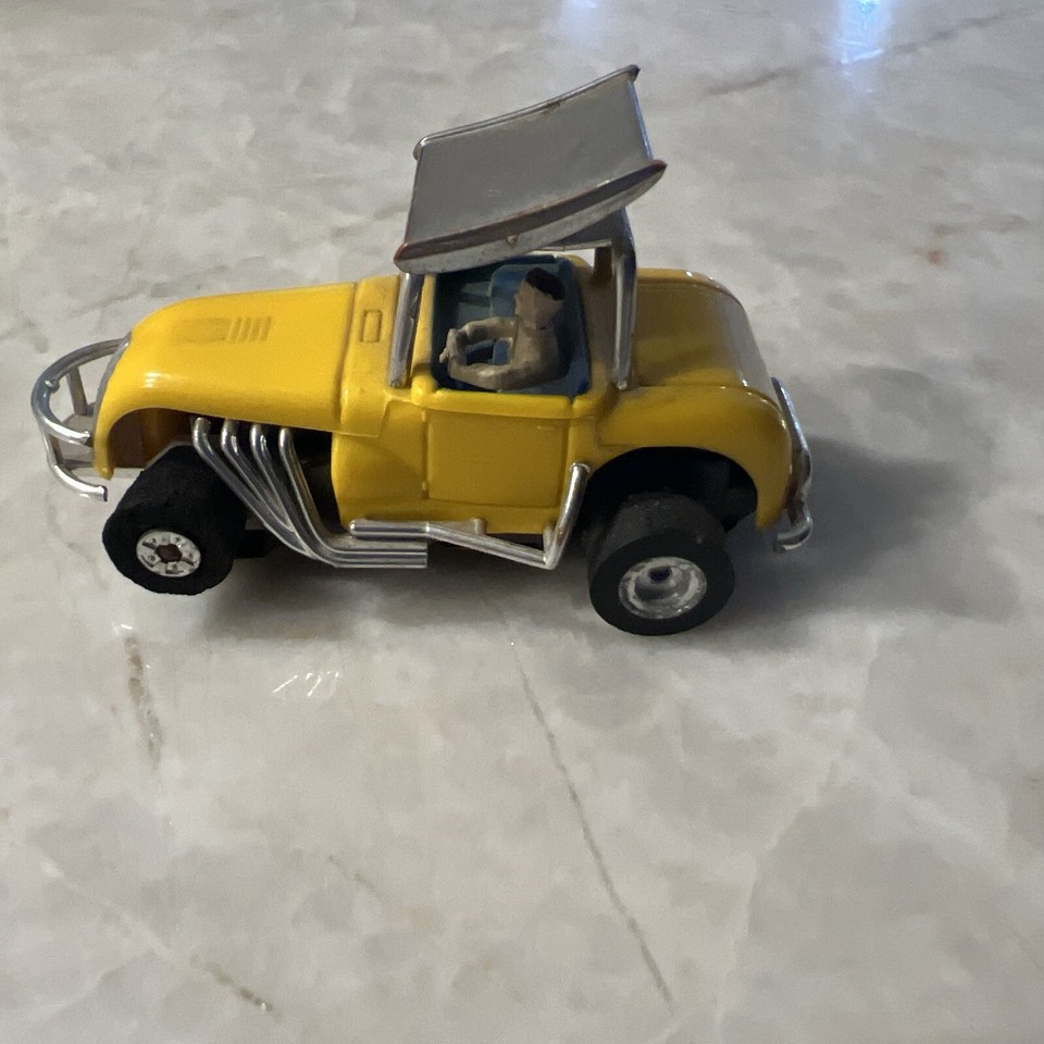 VINTAGE AURORA TJET #1484 SUPER MODIFIED ROADSTER SLOT CAR TESTED RUNS ...
