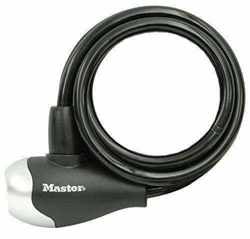 Master Lock Bike Security 5ft Tough Under Fire 8361d Black Keys for ...
