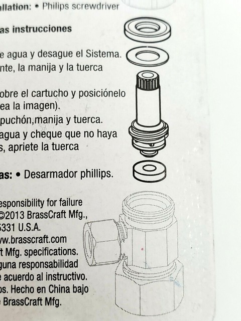 BrassCraft Multi Turn Valve Stem Repair Kit BCSR01 for sale online | eBay