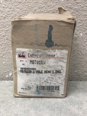 CUTLER HAMMER MST01SN MANUAL MOTOR STARTER (L) | eBay