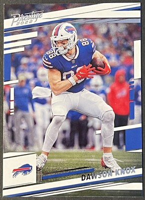2022 Panini Prestige football Dawson Knox Base Card #34 Buffalo Bills ...
