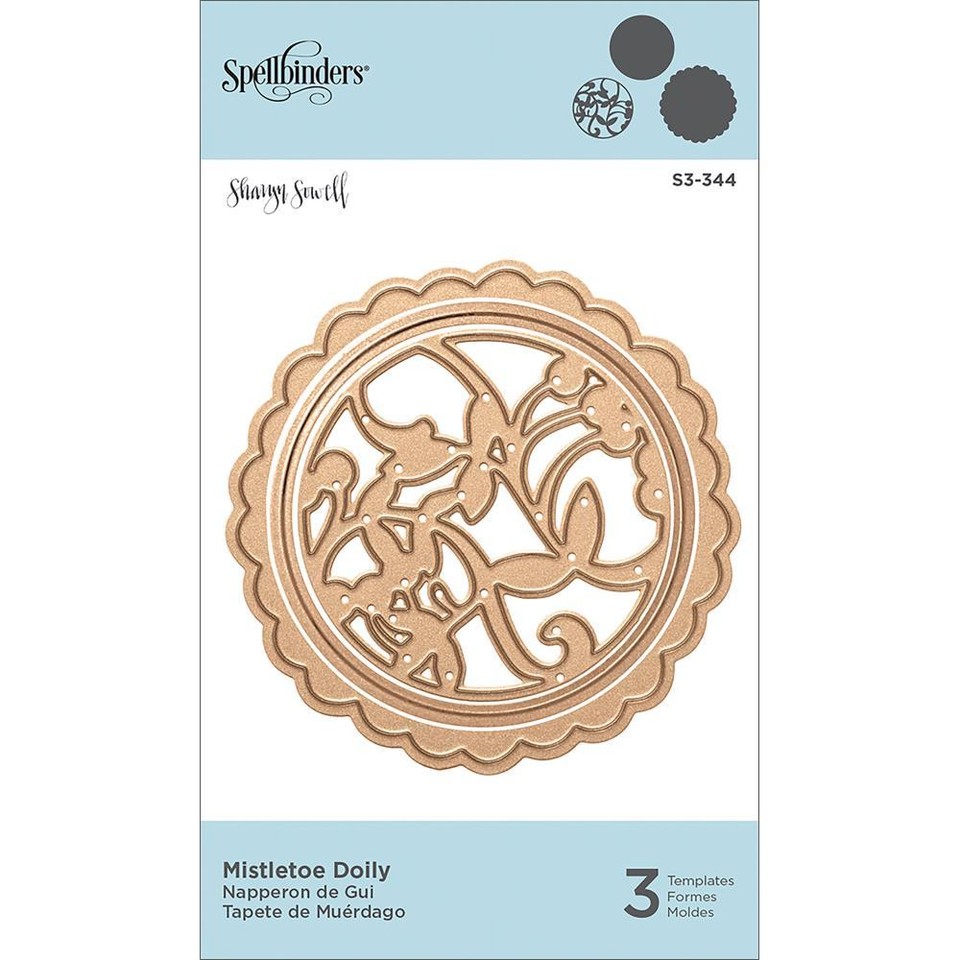 Spellbinders Designer Series Die ~ MISTLETOE DOILY ~ S3-344 | eBay