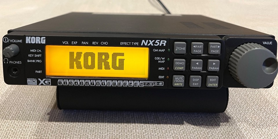 Korg NX5R MIDI GM Sound Module - Korg AI2 Synth (NS5R with Yamaha XG ...