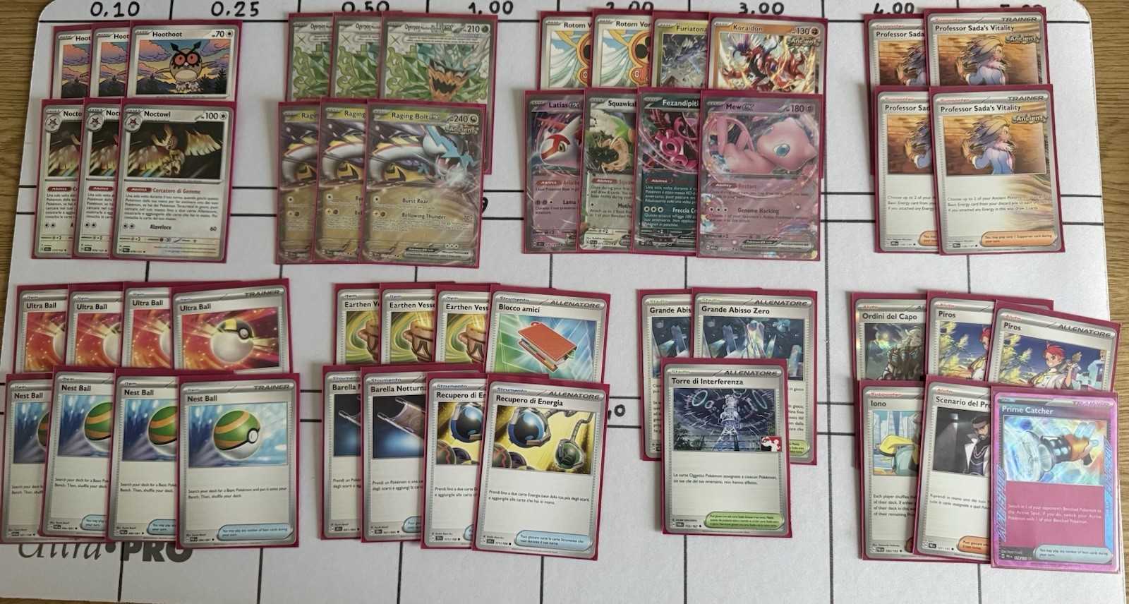 Mazzo pokemon competitivo Raging Bolt Ex | eBay
