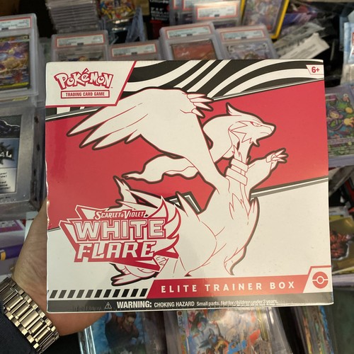 Pokémon Scarlet & Violet White Flare Elite Trainer Box | eBay