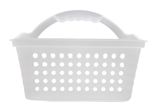 Mainstays Small Portable Shower Caddy Frost Plastic | eBay