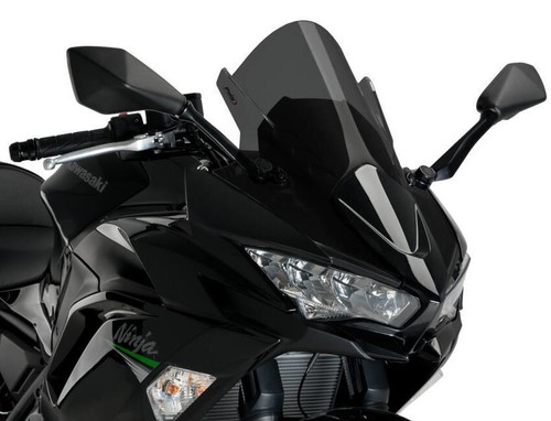 Z-Racing Windscreen - Dark Smoke Puig 3881F For 20-21 Kawasaki Ninja ...