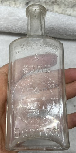 E. HARTSHORN & SONS ESTABLISHED 1860 BOSTON MASS. MEDICINE BOTTLE | eBay