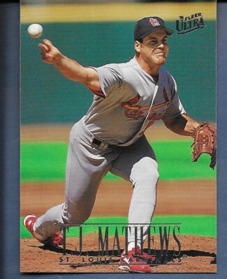 1996 Fleer Ultra Baseball #550 T.J. Mathews CARDINALS RC NM | eBay
