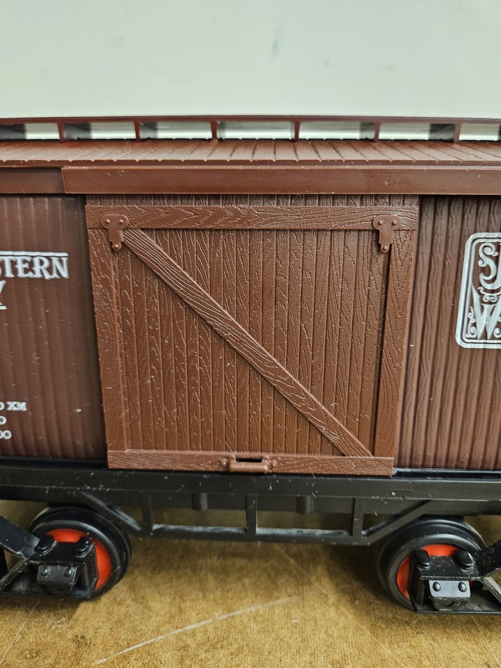 Vintage 80's Jim Beam Train Brown Box Car Empty Decanter Jersey Western ...