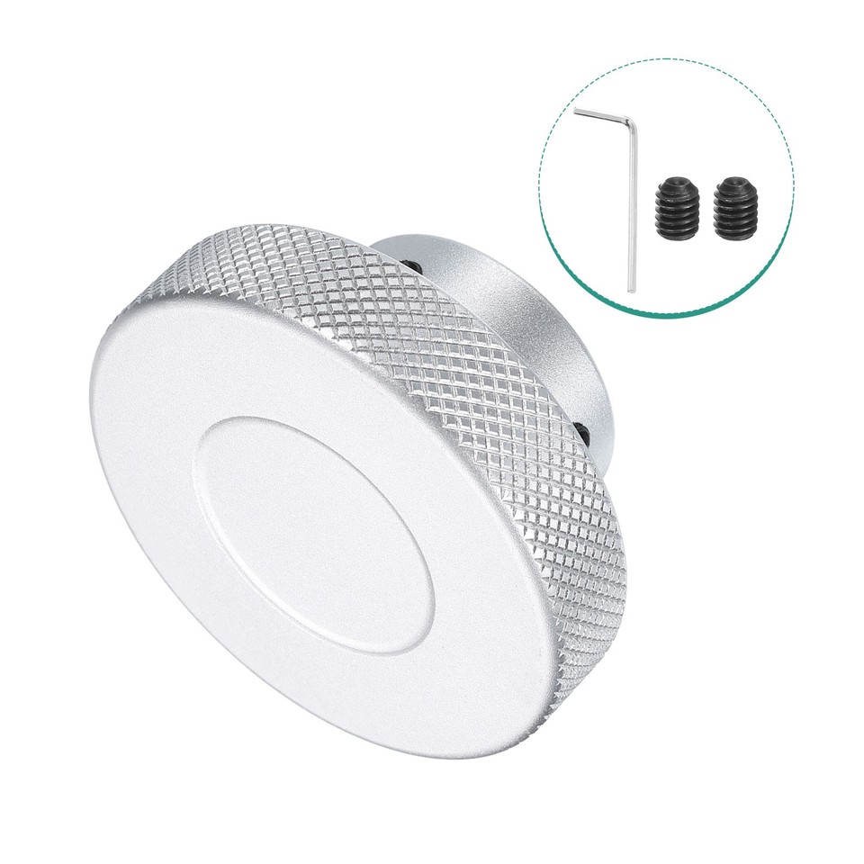 Aluminum Alloy Handwheel 60mm OD 18mm Bore Hand Wheel for Lathe, Silver ...