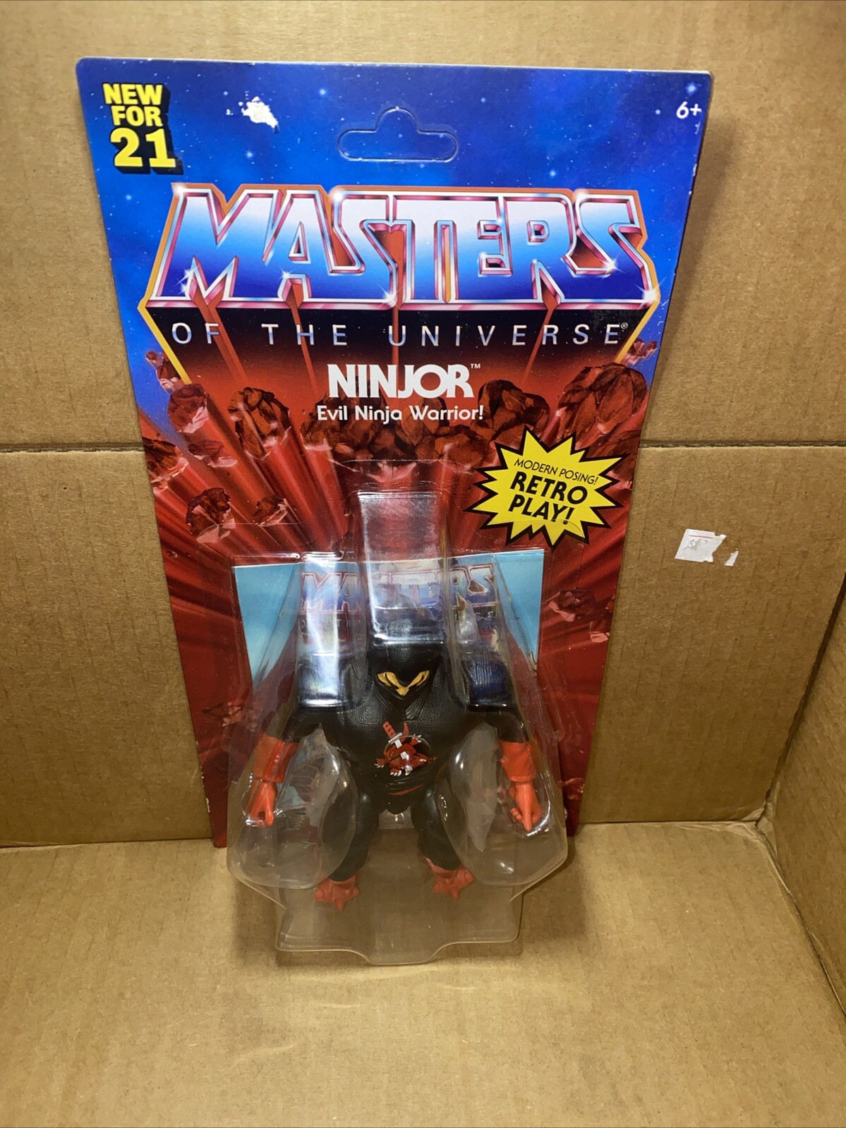Masters of the Universe Origins NINJOR Action Figure MOTU Fan Favorite ...
