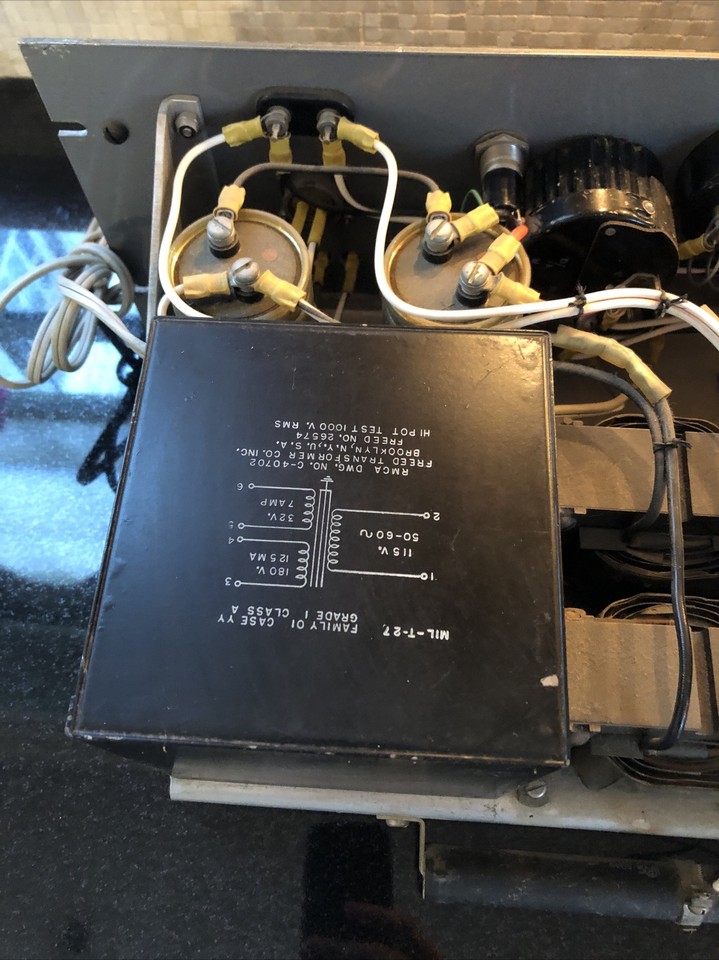 RMCA No. C-40702 24/28 Volt Power Supply Voltmeter Ammeter Freed ...