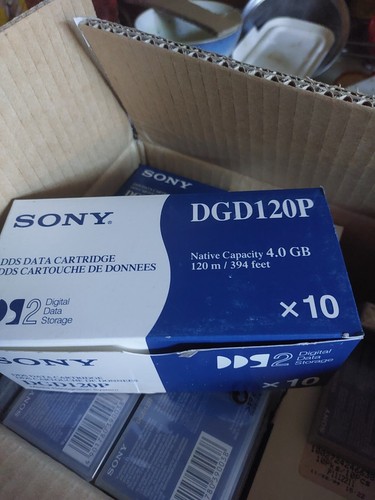 10 x Sony 120P DGD120P Data Cartridge 4gb DDS-2 DDS2 tapr dds | eBay Australia