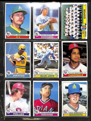 1979 Topps Baseball Cards Singles U-Pick #1-264 $1.25 *.25 Total ...