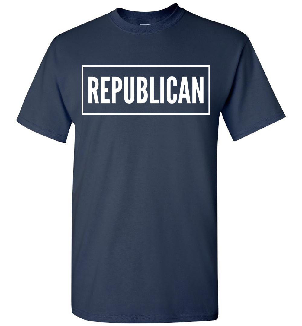 Republican T-Shirt (White Box), Men Women Youth Kid Tank Long Tee | eBay