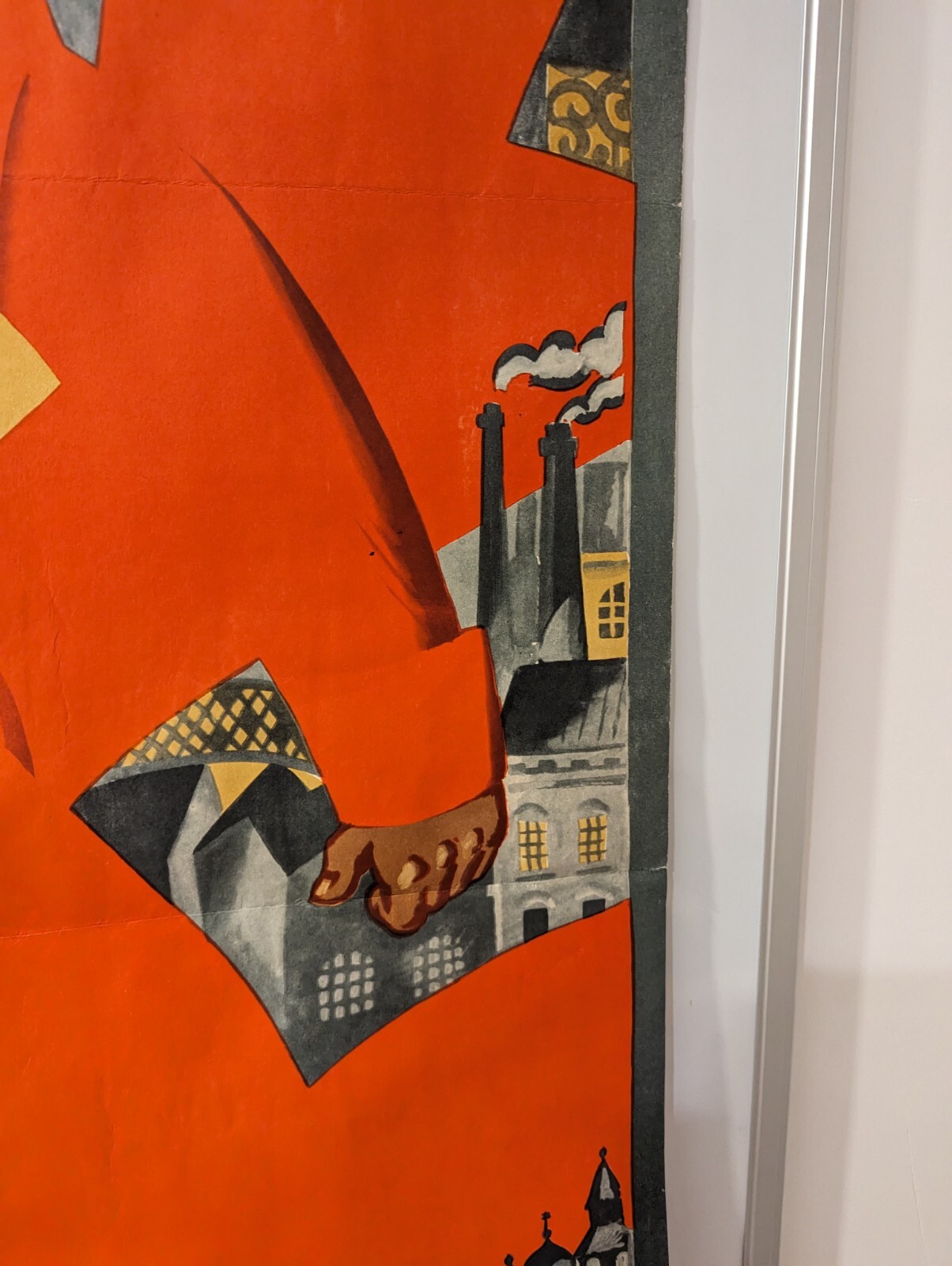 1967 original Soviet RED propaganda - communism is sweeping the country ...