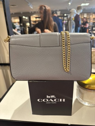 Coach Mini Grace Shoulder Bag Crossbody 2Way CE683 Grey Leather Outlet ...