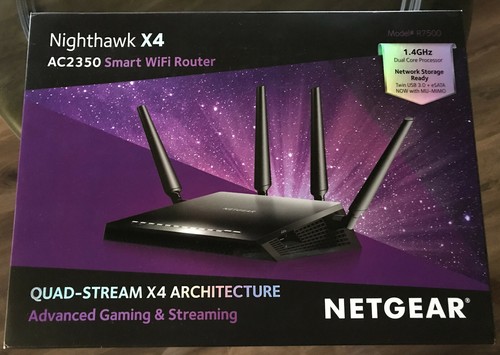 Netgear Nighthawk X4 AC2350 Dual Band Smart WiFi Router R7500-100NAS ...