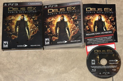 Deus Ex Human Revolution Complete Original case w/ Slip Cover Playstation 3 PS3 | eBay