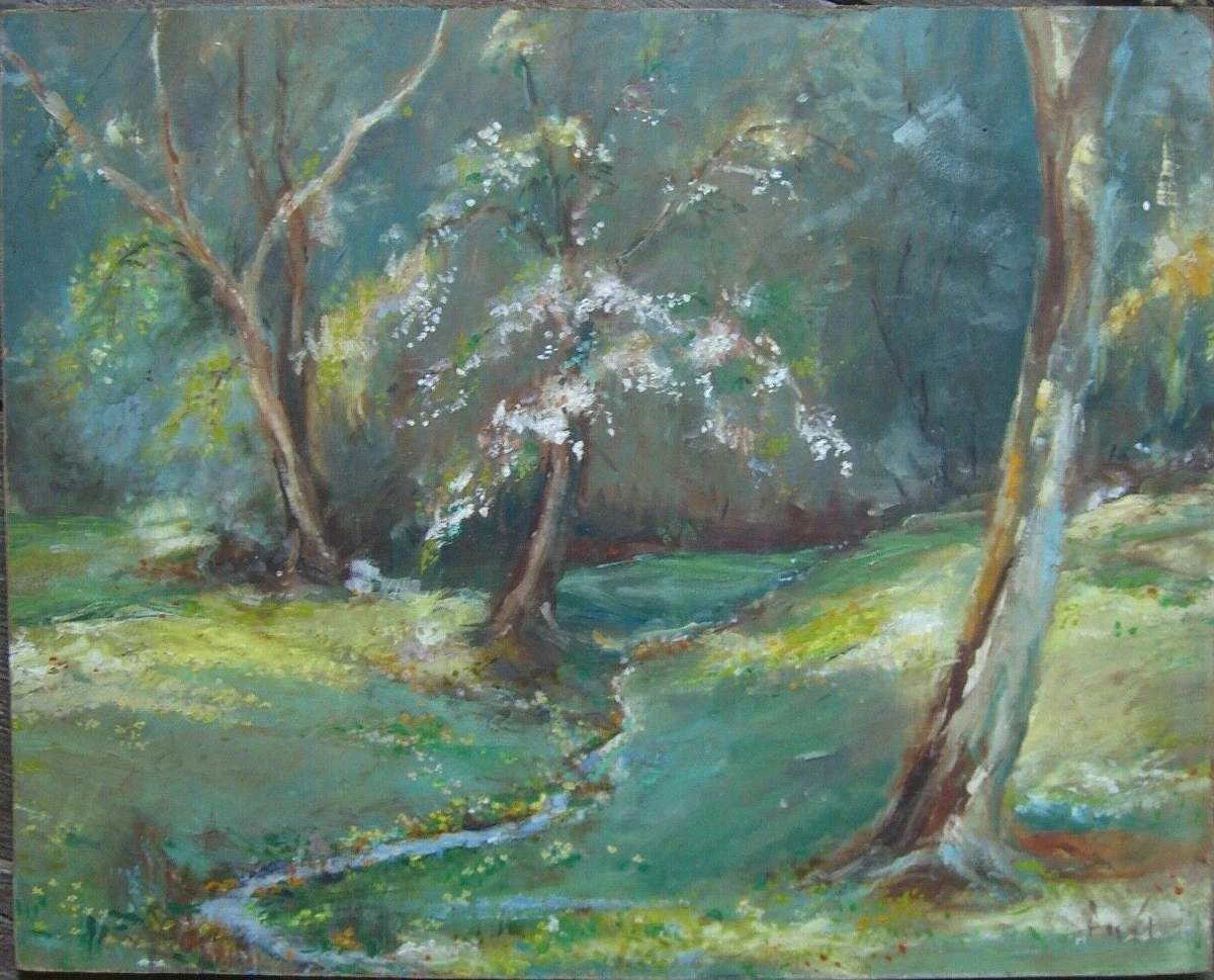 Oil Paintings Of Trees In Spring