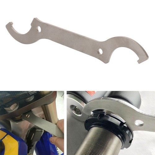 1x Motorcycle Rear Shock Absorber Steering Stem Wrench Stainless Steel ...