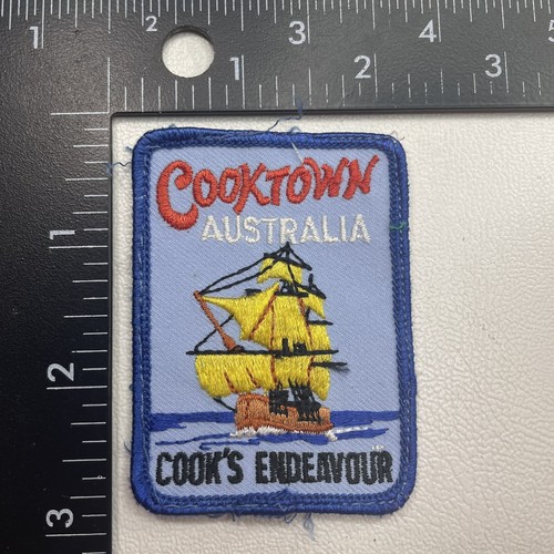 Vtg Australia COOKTOWN AUSTRALIA COOK’S ENDEAVOUR Patch 21J2 | eBay