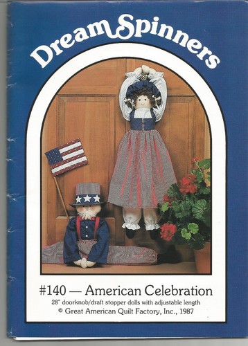 Doorknob Dolls and Draft Stopper 28" Soft Sculpture Craft Pattern Dream ...