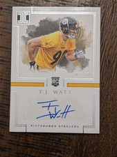 T.J. Watt Football Card Checklist